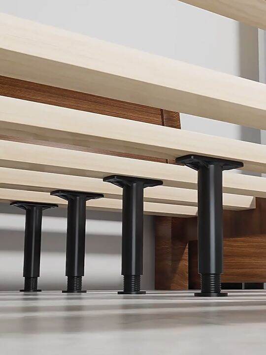 Adjustable Tinggi 15-37cm Meja Kaki Besi Kaki Kabinet Perabot Kaki ...