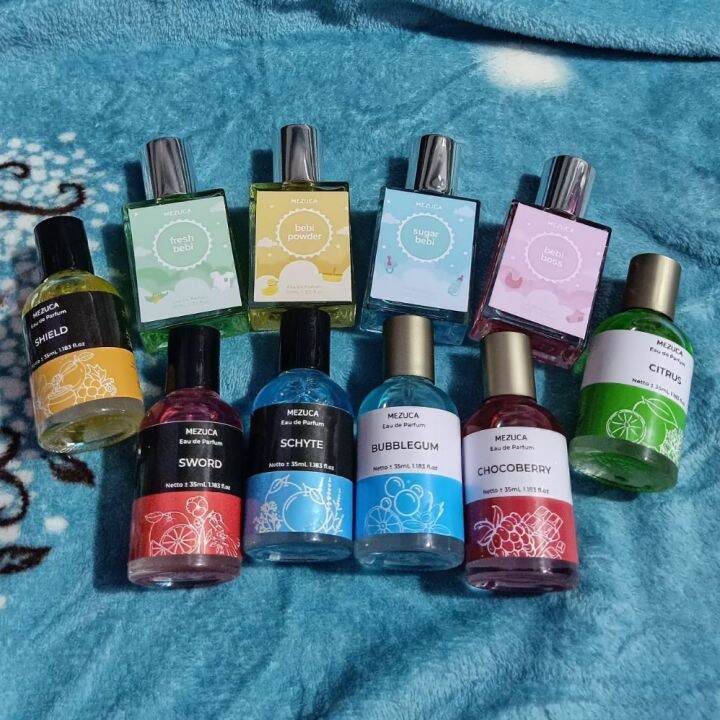 PARFUME MEZUCA SEMUA VARIAN 30ML/35ML 100% ORIGINAL WANGI TAHAN LAMA ...