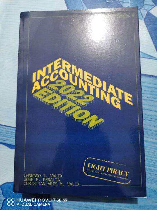 Intermediate Accounting 2022 Edition Volume 1, by, Conrado T. Valix ...