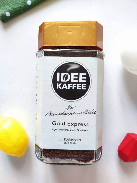 IDEE kaffee gold express 100gกาแฟสำเร็จรูป100% (นำเข้าจากเยอรมัน ...