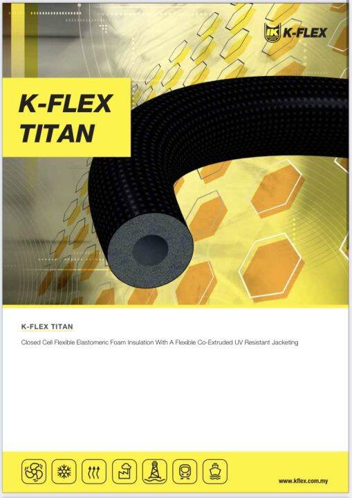 K-FLEX Titan Insulation 5/8” x 1/2” | Lazada