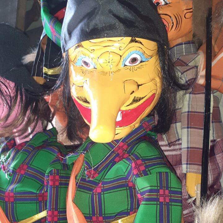 wayang golek petruk/dewala panggung klasik ukuran 65cm | Lazada Indonesia