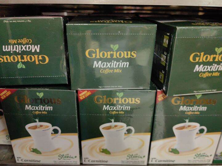 Glorious maxitrim coffee mix slim stevia | Lazada PH