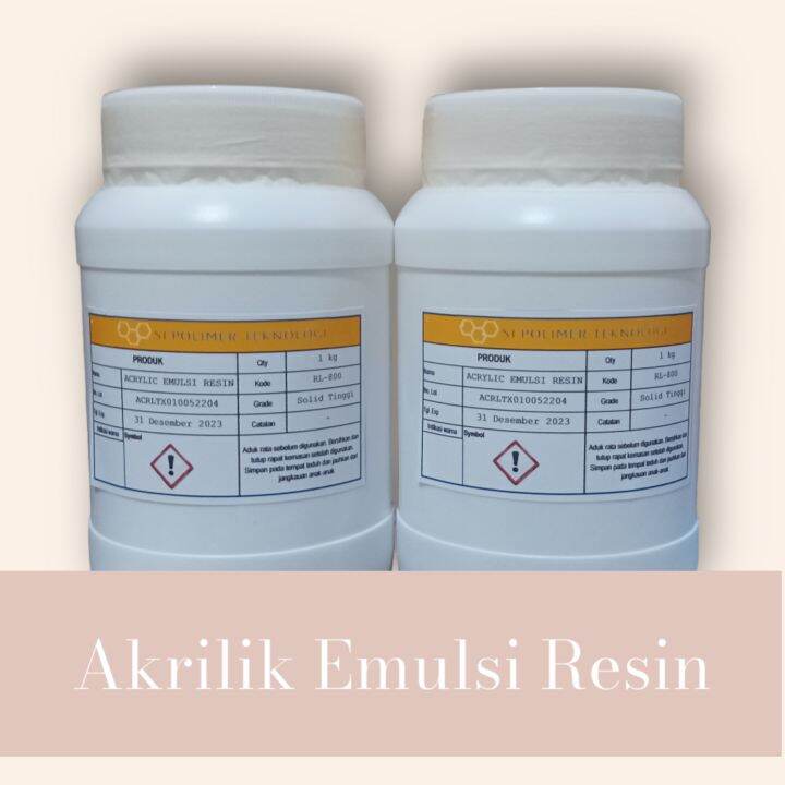 resin akrilik-acrylic emulsion resin untuk perekat pelapis dan penguat ...