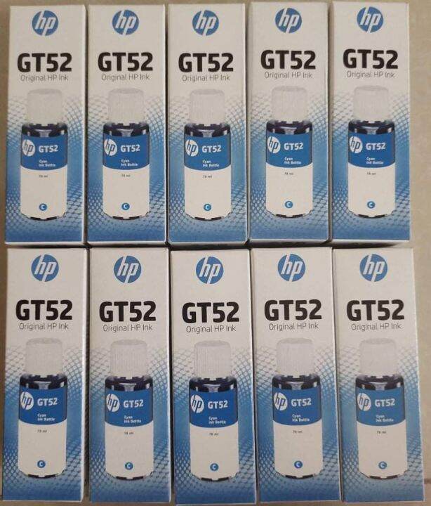 HP GT52 CYAN 10 PCS | Lazada PH