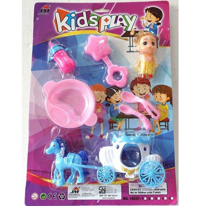 Mainan Barbie mini dan Kereta Kuda kencana Cinderela - KIDS PLAY - JM ...