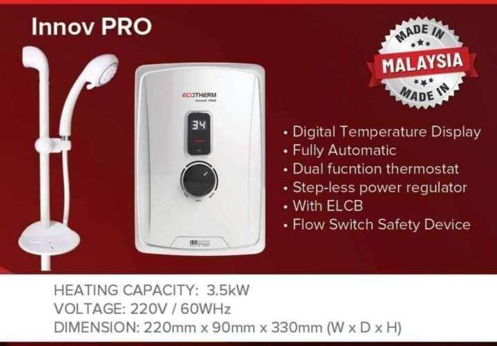 Ecotherm Innov Pro Model Singlepoint Water Heater | Lazada PH