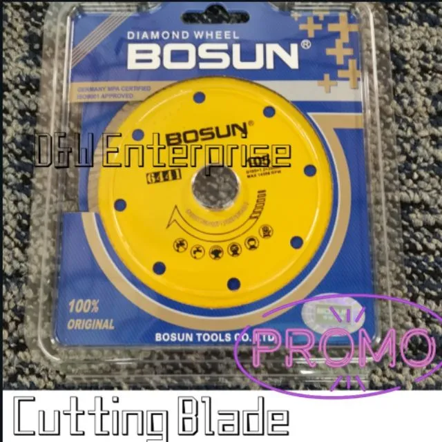 ORIGINAL DIAMOND WHEEL CUTTING DISK TILE CUTTER BOSUN BRAND💯 | Lazada PH