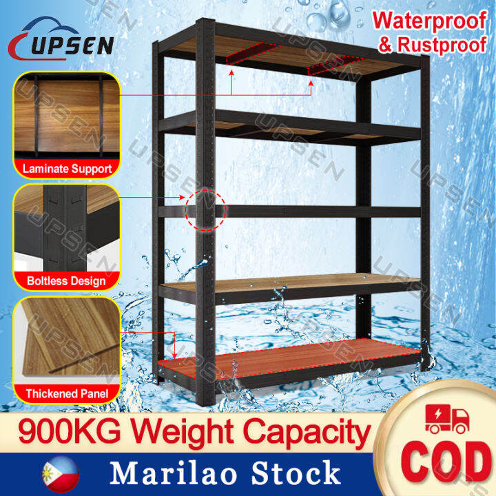 【900KG Load-Bearing】Steel Rack Boltless Rack 5 Layer Heavy Duty ...