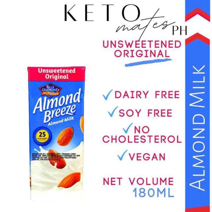 Almond Breeze Almond Milk Unsweetened Original 180mL | Lazada PH