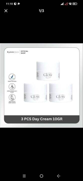 PAKET 3PC DAY CREAM KYMM SKIN | Lazada Indonesia