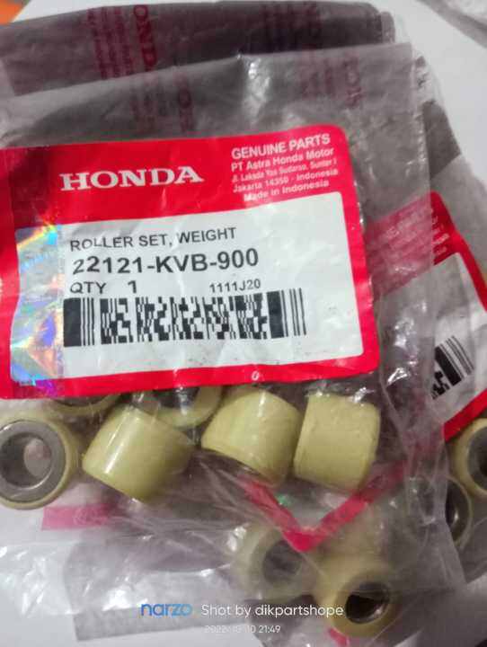 ROLLER SET HONDA BEAT FI STATER KASAR 2013-2016 SPACY FI F1 SCOOPY FI ...