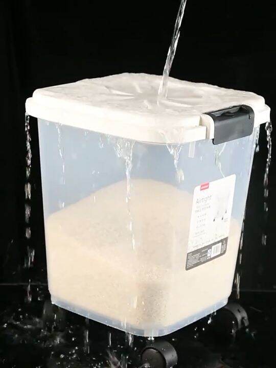 cereal rice dispenser 25kilos airtight food storage container 25kg ...