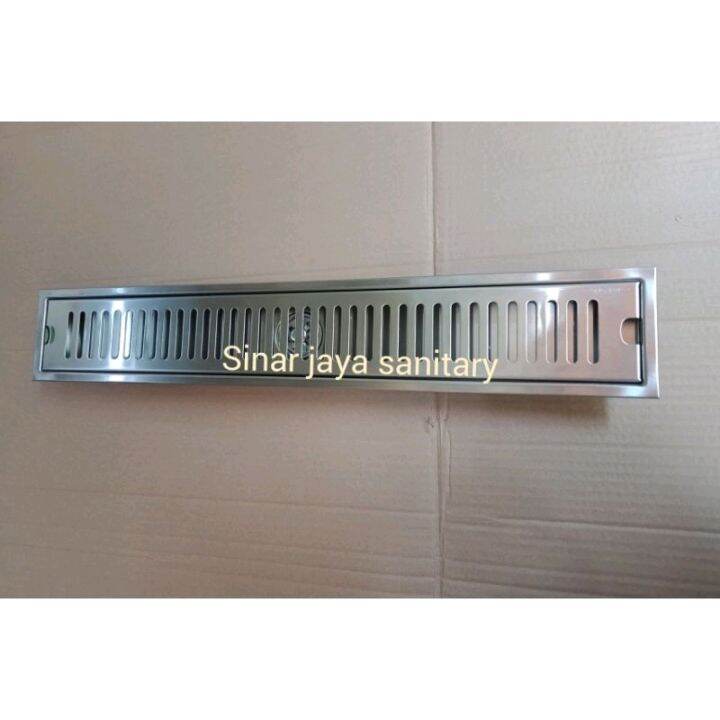 Smart floor drain stainless 40cm / Floor drain panjang stainless 40cm ...