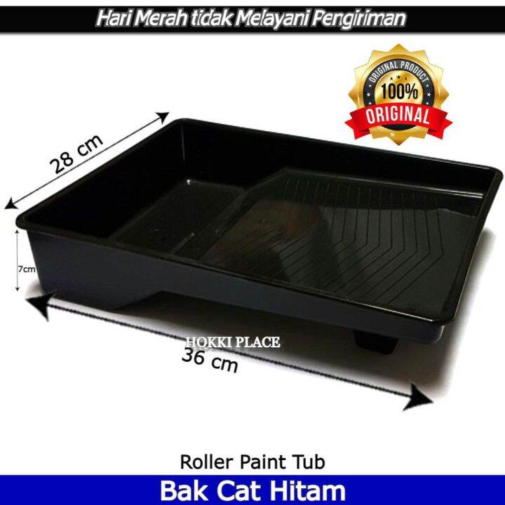 BAK CAT PLASTIK PVC TEBAL BAKI CAT KUAS ROLL BAKI BASKOM WADAH CAT KUAS ...