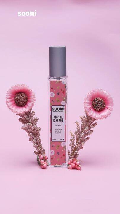Floral Sweet Soomi Eau de Parfum Scent Oil-Rich Long Lasting Perfume ...