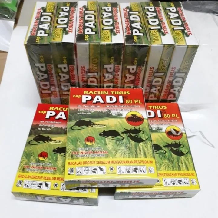 Racun pembasmi tikus/Rakus cap padi | Lazada Indonesia