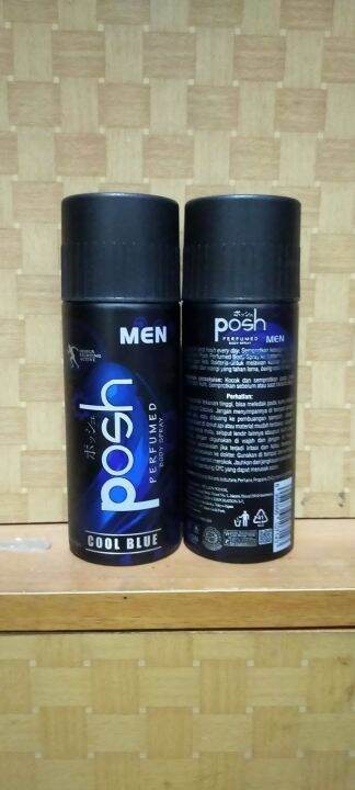 Posh Men Body Spray Cool Blue 150 ml | Lazada Indonesia