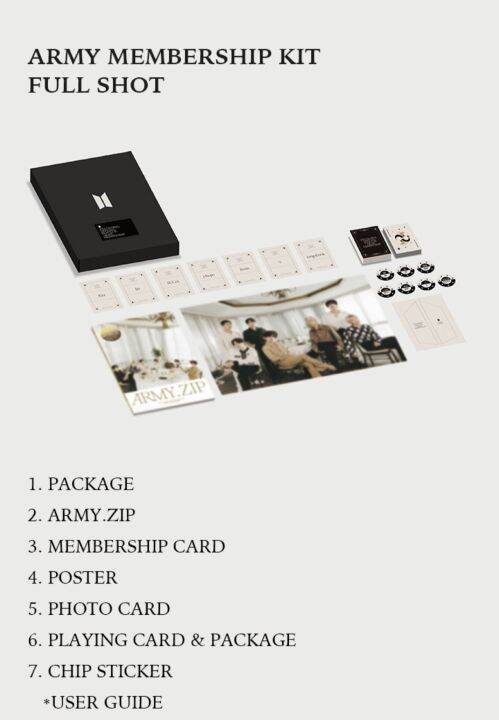 ARMY MEMBERSHIP KIT ได้ครบทุกอย่าง ยกเว้น Membership Card | Lazada.co.th