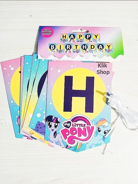Banner Karakter / Banner Little Pony / Banner HBD | Lazada Indonesia