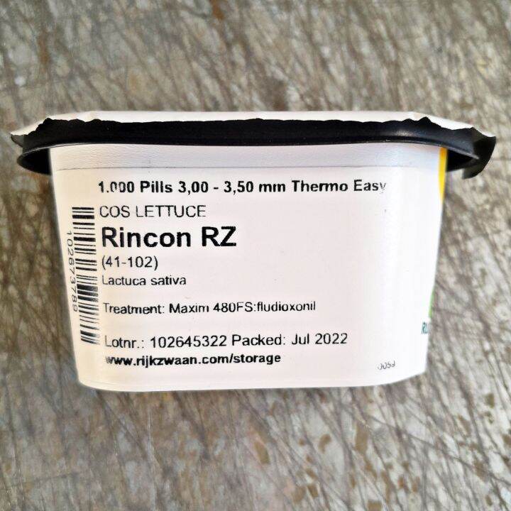 RINCON RZ COS LETTUCE SEEDS (1000 PILLS) by RIJK ZWAAN | Lazada PH