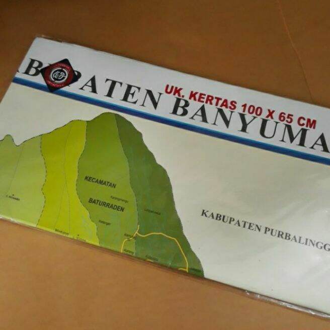 PETA KABUPATEN BANYUMAS JAWA TENGAH | Lazada Indonesia
