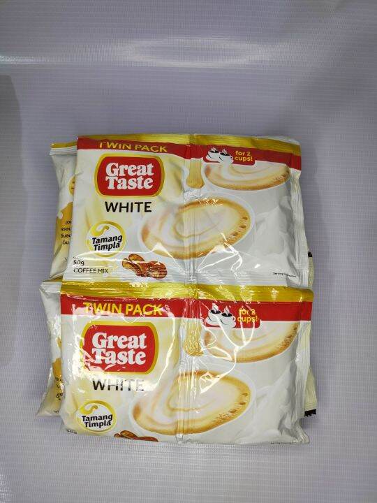 GREAT TASTE WHITE COFFEE TWIN PACK 10pcs | Lazada PH