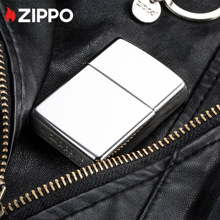 Zippo Armor® High Polish Chrome Windproof Pocket Lighter | Zippo 167 Amor ( Lighter Without Fuel ...