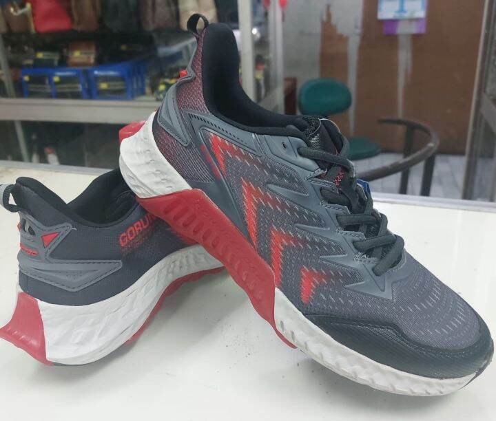Sepatu Running Olahraga Spotec Forza Abu/merah 39-43 | Lazada Indonesia