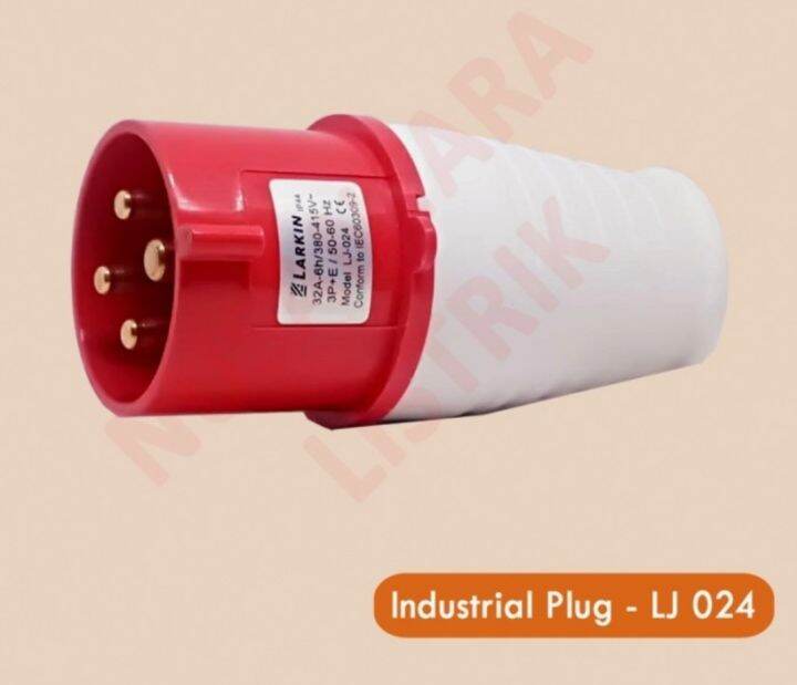 industrial plug 4P 32A Larkin Lj-024 | Lazada Indonesia
