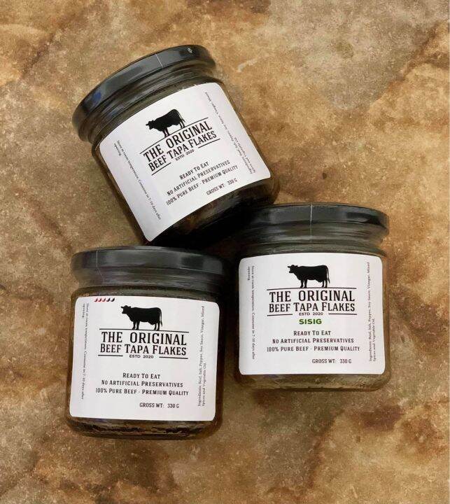 TRIAL PACK 3 VARIANT- THE ORIGINAL BEEF TAPA FLAKES 330g | Lazada PH