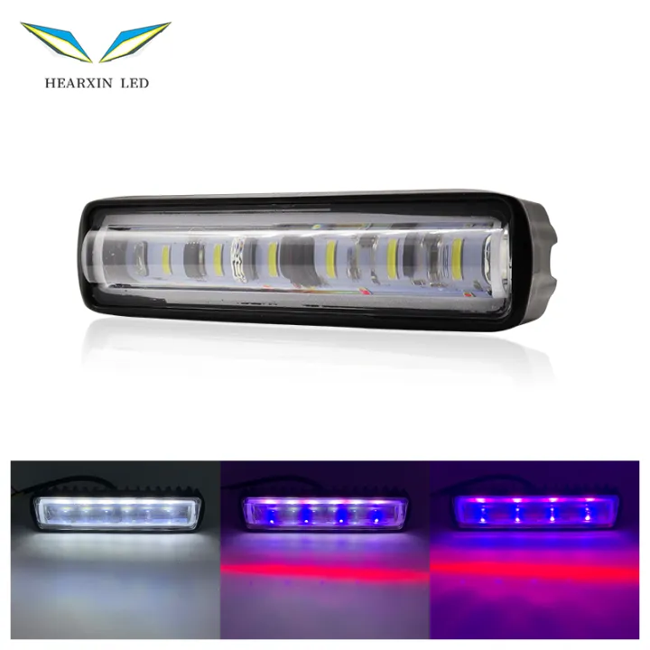 7 Inch 18W LED Light Bar Headlight Lens Offroad Driving Running Light ...