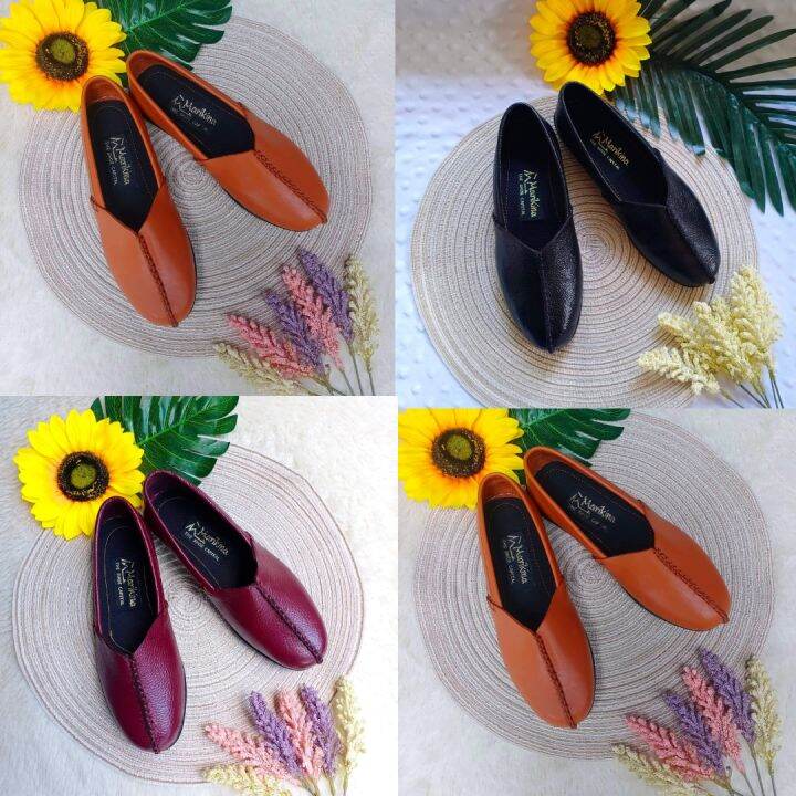 Topsider Shoes for Women Marikina Made 100% Pure Cowhide Leather Loafer ...