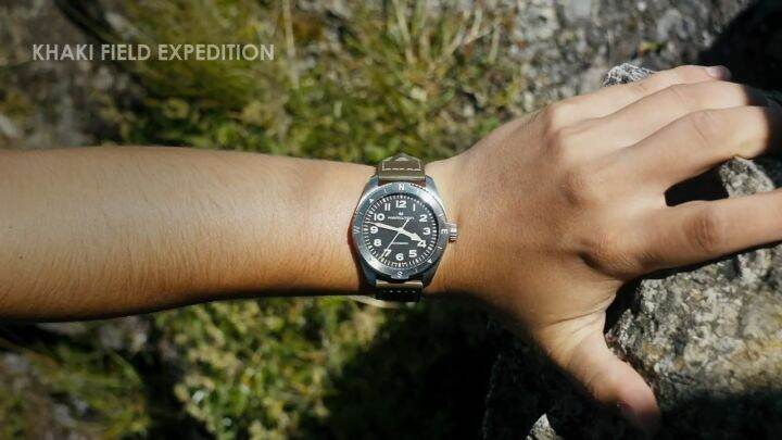 Hamilton Khaki Field Expedition Automatic Men's (41mm) H70315130 | Lazada
