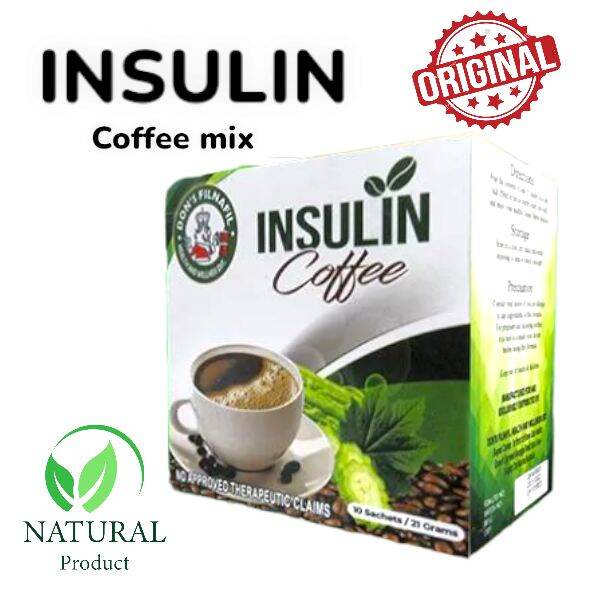 ORIGINAL INSULIN COFFEE MIX FOR DIABETES 10 SACHET PER BIX | Lazada PH
