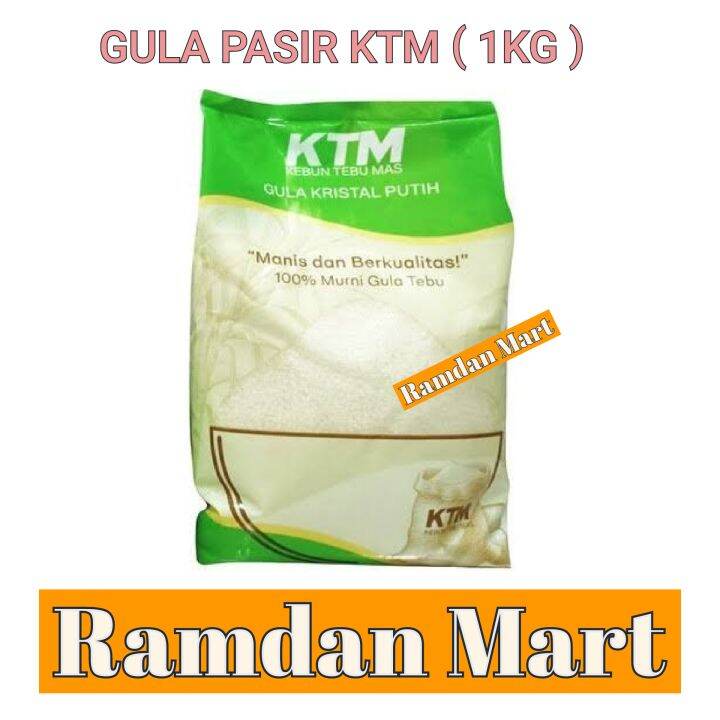 GULA PASIR KTM KEMASAN 1KG | Lazada Indonesia
