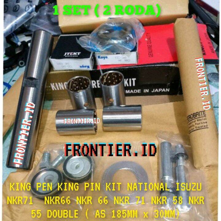 KING PEN KING PIN KIT NATIONAL ISUZU NKR71 NKR66 NKR 66 NKR 71 NKR 58 NKR 55 DOUBLE ( AS 185MM x ...