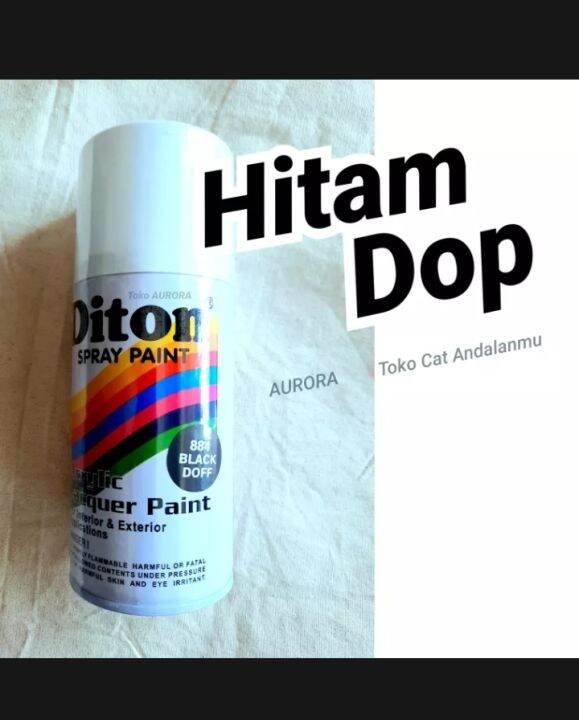 Pylok Pilox Diton Black Dop Hitam Doff Dof Flat Matte 150ml Pilok Pylok ...