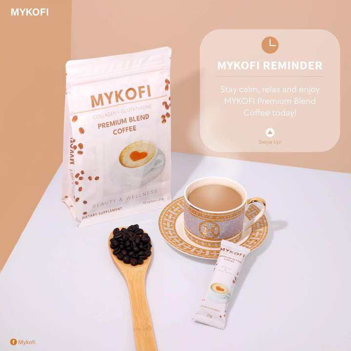 MYKOFI SLIMMING COFFEE WITH COLLAGEN + GLUTATHIONE | Lazada PH
