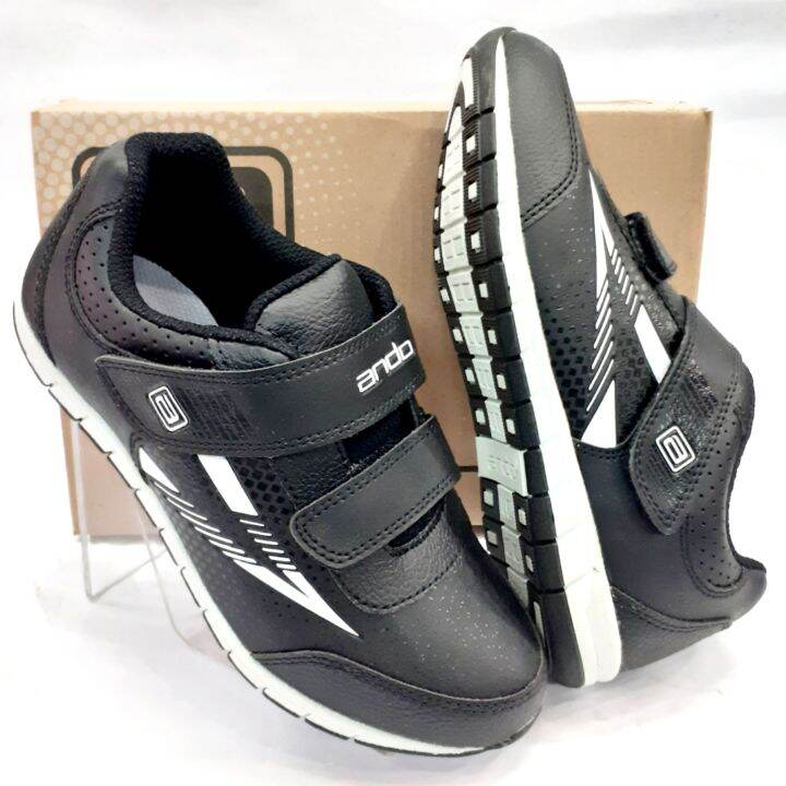SEPATU DEWASA ANDO - SEPATU SNEAKERS MODEL VELCRO DAN TALI ANDO MORGAN ...