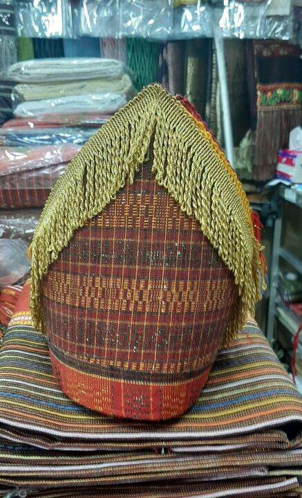 topi pengantin pria,motif ulos ragi hotang,adat batak toba | Lazada ...
