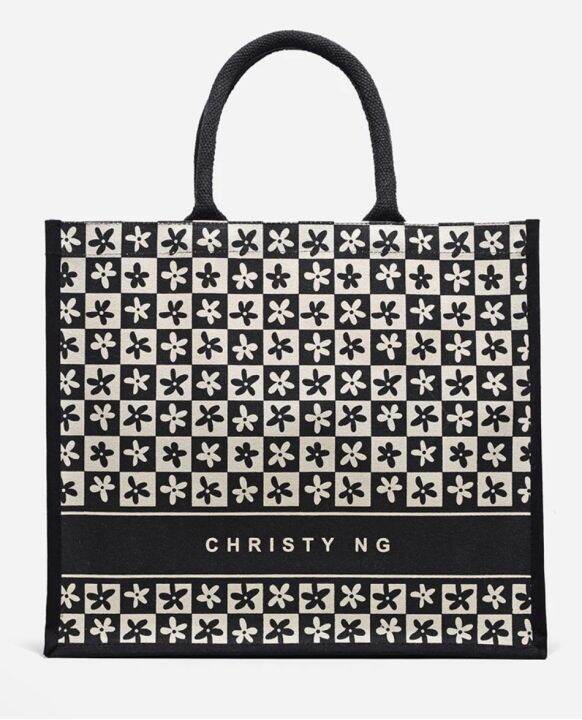 Christy Ng Flower Power Canvas Tote | Lazada