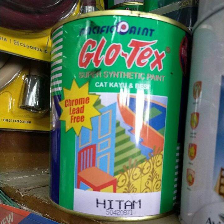 Cat Glo-Tex 1 Kg Warna Hitam | Lazada Indonesia
