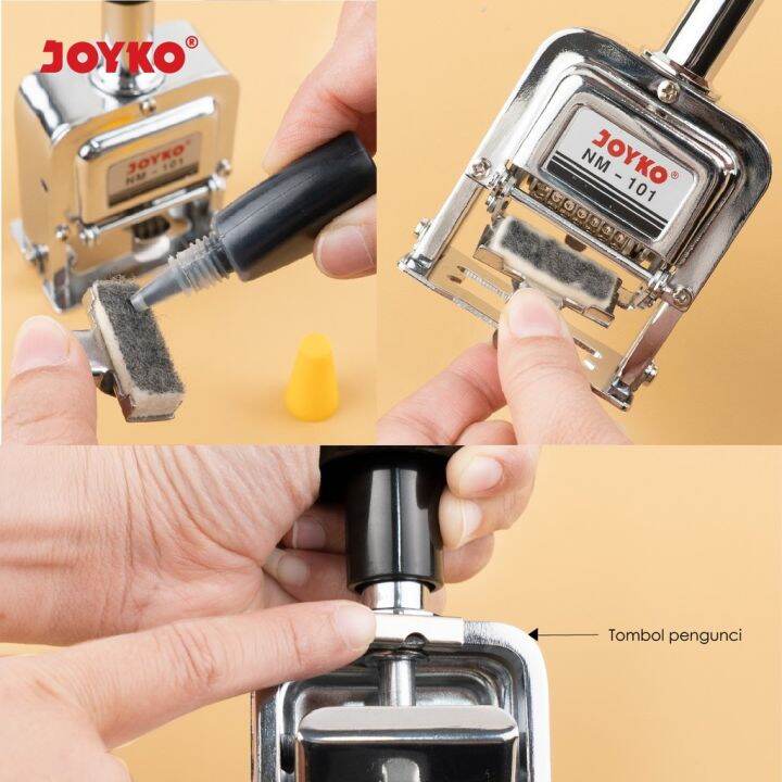 JOYKO Automatic Numbering Machine NM-100 Mesin Penomor Otomatis 6 Digit ...