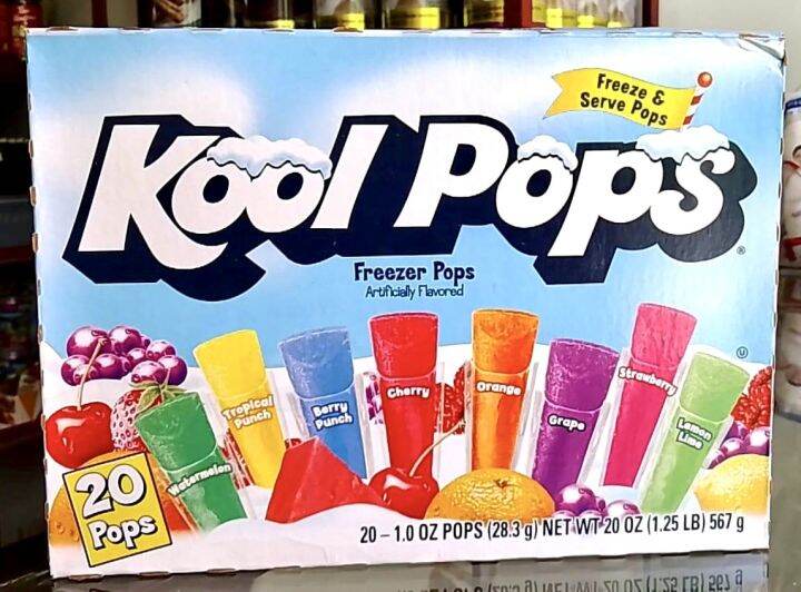 Kool Pops Freezer Pops Assorted 20pcs | Lazada PH