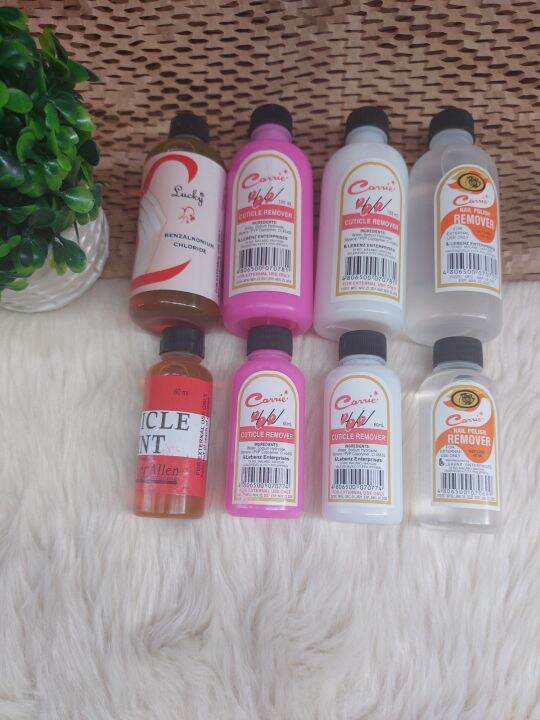 carrie 60ml*cuticle white*cuticlepink*acetone*merthiolate | Lazada PH