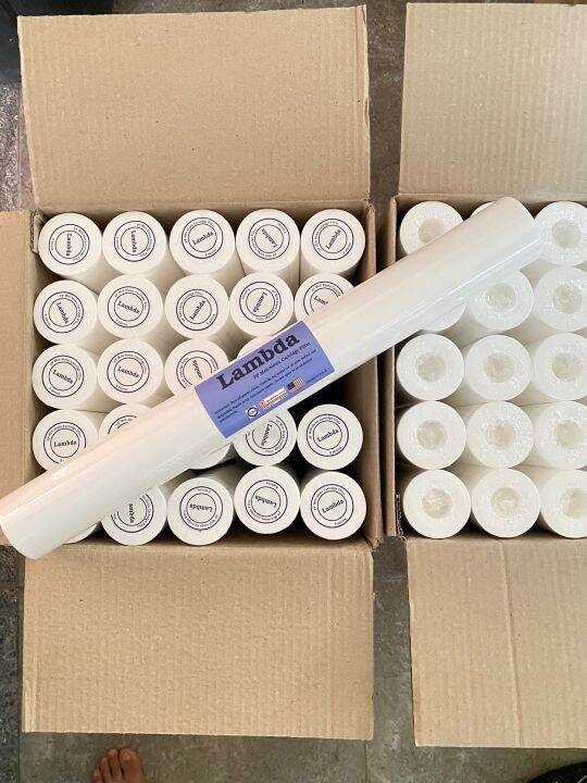 ไส้กรองน้ำ PP 20 นิ้ว ยี่ห้อ Lambda ผิวเรียบ 25 ไส้ | Lazada.co.th