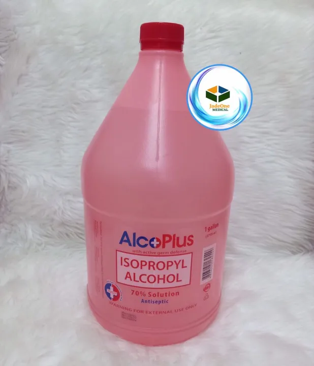 AlcoPlus Red Isopropyl Alcohol 70% Solution (1 gallon) | Lazada PH