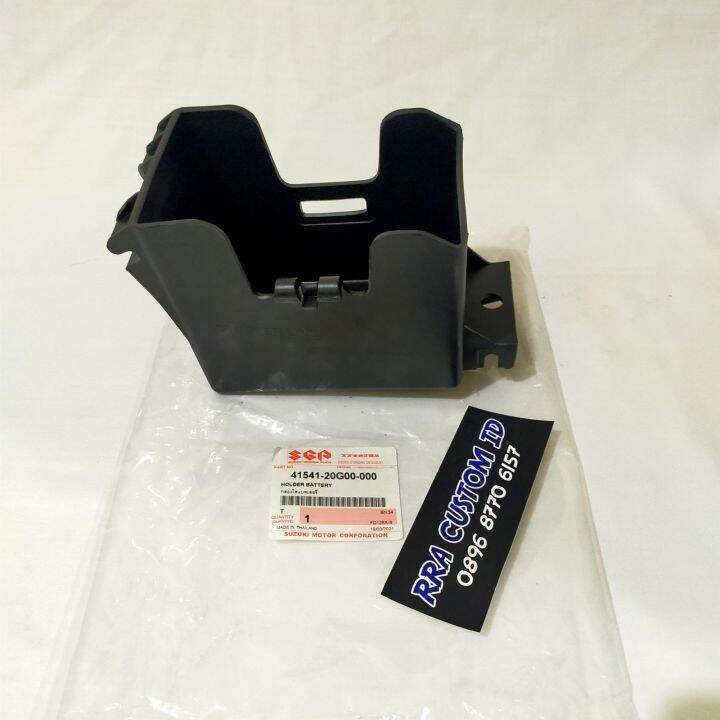 TEMPAT DUDUKAN AKI ACCU SUZUKI SHOGUN 125 ASLI ORIGINAL SGP WADAH AKI ...