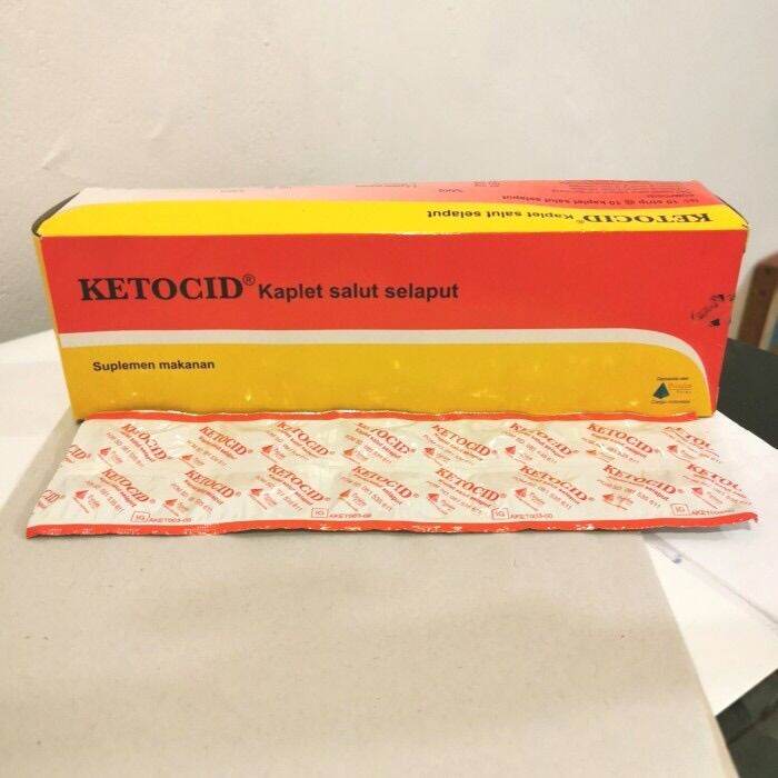 Ketocid vitamin ginjal per strip 10 tablet | Lazada Indonesia